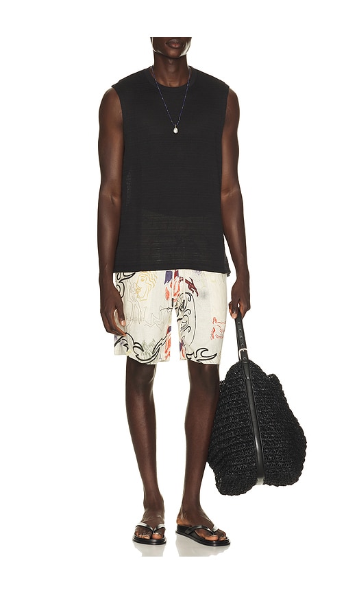 OAS OAS Nicola Printed Linen Shorts